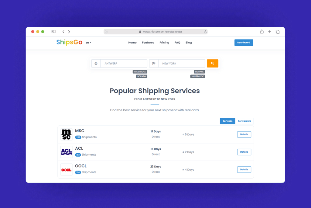 ShipsGo Service Finder - ShipsGo Blog