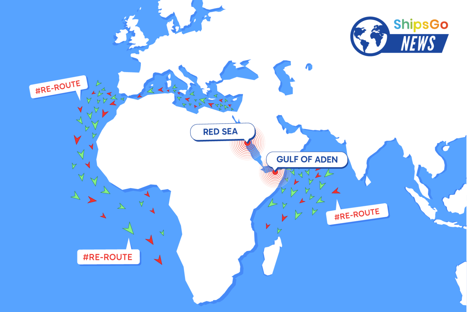 List of Ships Affected on the Red Sea Route - Shipsgo Blog Update Every ...