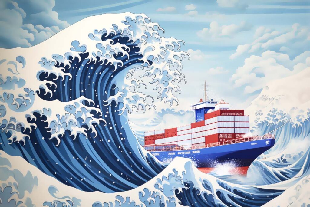 How do Container Ships Survive Big Waves? - Shipsgo Blog
